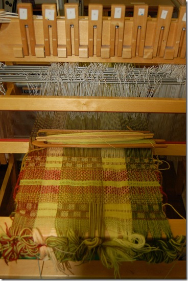 Leisurely Lesley: Double Weave progress